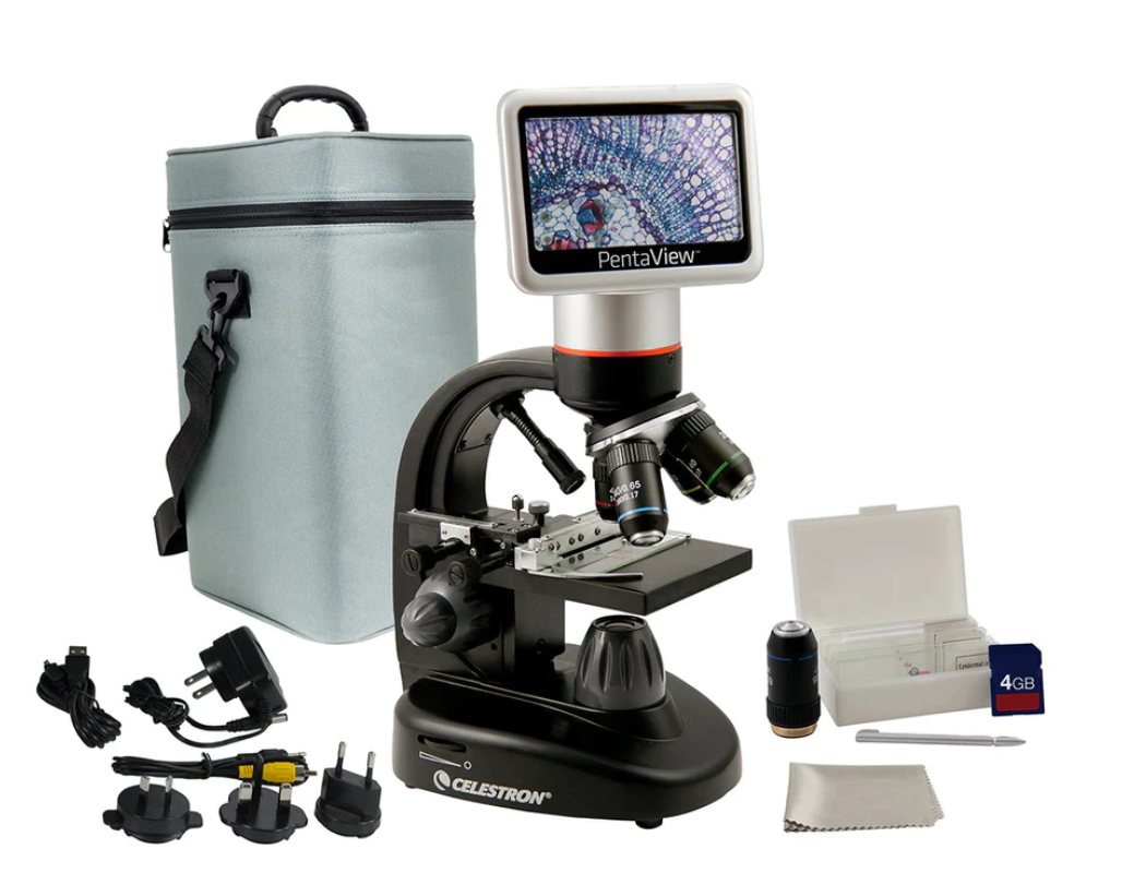 טלסקופים במבצע: PENTAVIEW LCD DIGITAL MICROSCOPE